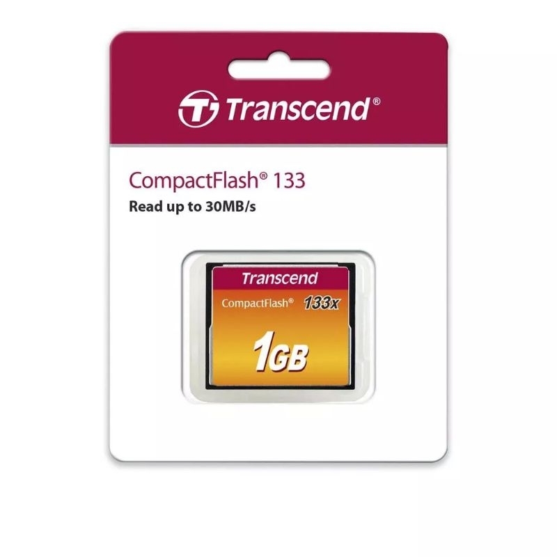 Transcend CompactFlash Card 1GB :Transcend :รับประกัน 5 ปี - มีใบกำกับภาษี-TS1GCF133 | Shopee ...