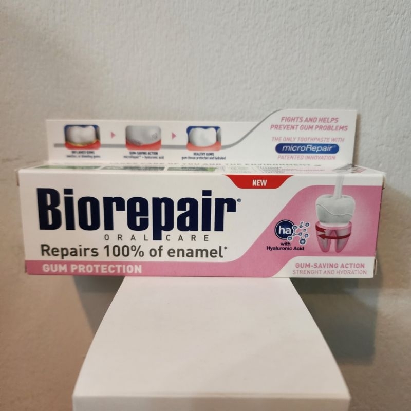 ยาสีฟัน Biorepair Gum protection 75 g ดูแลเหงือก รักษาโรคเหงือก Made in ...