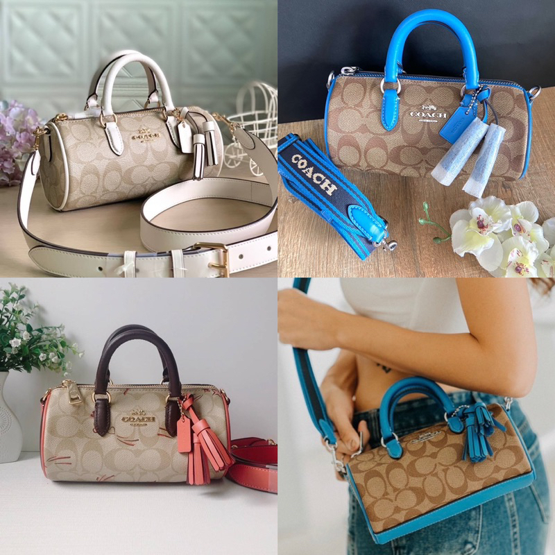 แท้100%พร้อมส่ง COACH Lacey Crossbody CB874/CK689 /CK562 ทรงหมอน สาย ...