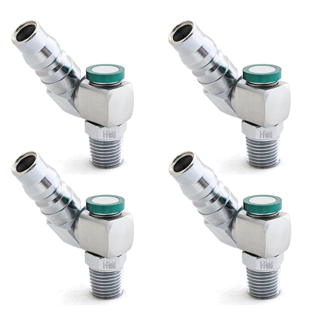[Made in Japan] I.Field Swivel Fitting for Air Tools: Dual-Axis Quick ...
