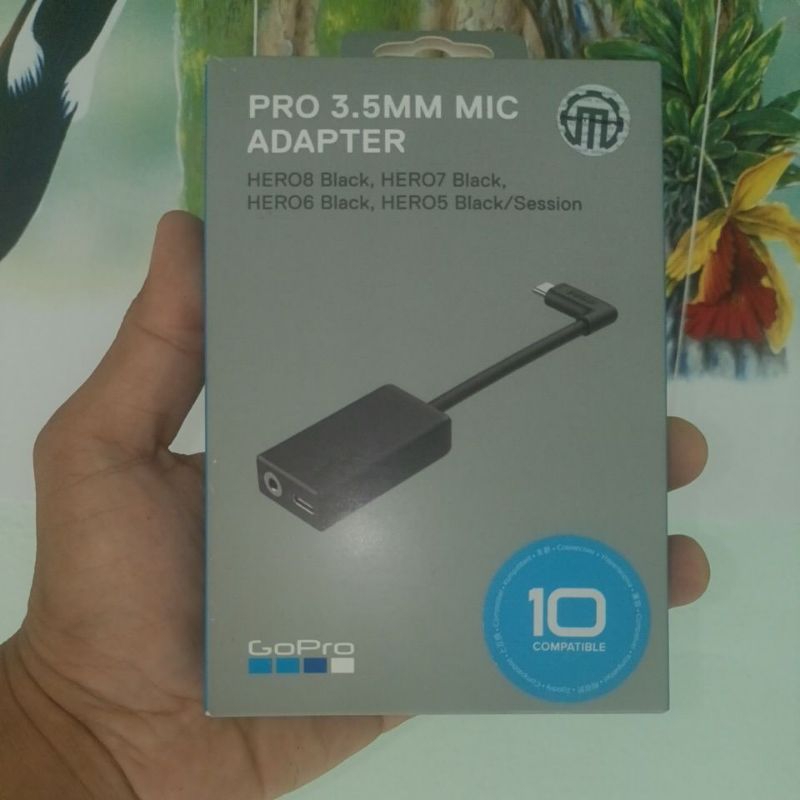 มือ1จำนวนจำกัด GOPRO 3.5mm MIC Adapter ไมค์โกโปร ตัวแปลงไมค์ Hero12/11/10/9/8/7/6/5/HERO/2018ของ ...