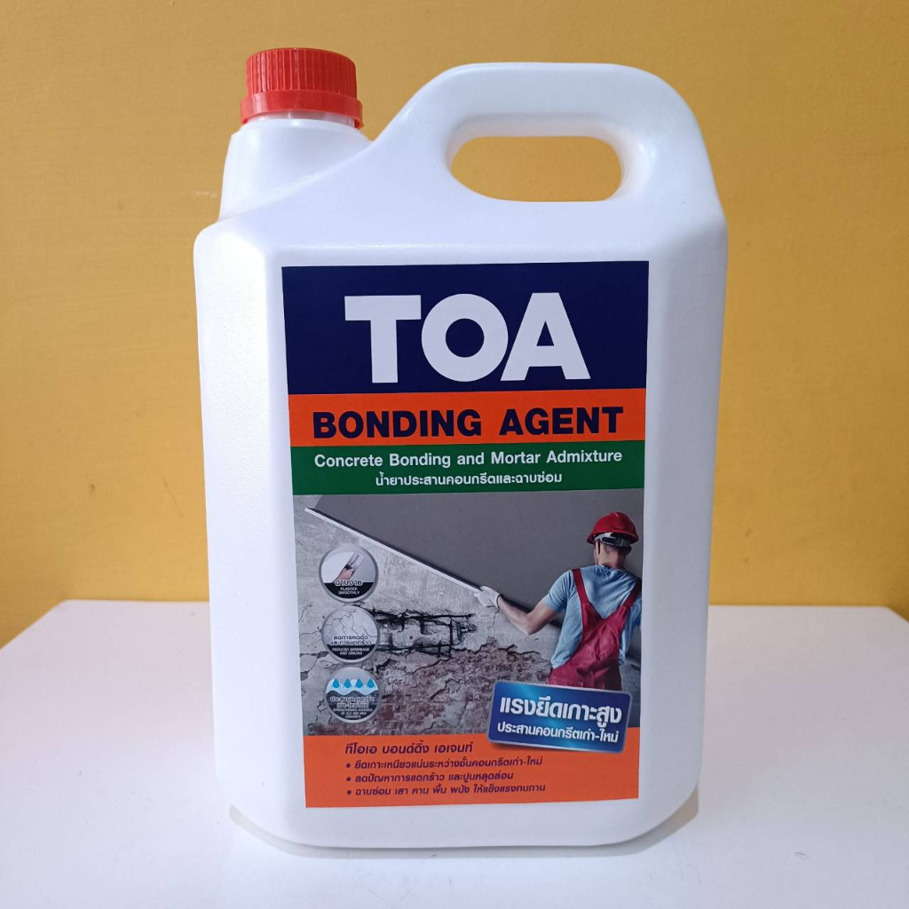 TOA 112 BONDING AGENT ทีโอเอ บอนด์อิ้ง เอเจนท์ (1 ลิตร) (5ลิตร) น้ำยา ...