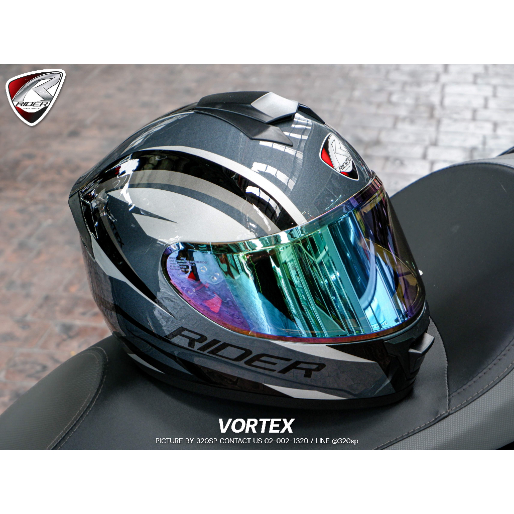 หมวกกันน็อค Rider Vortex 2023 ลายใหม่ล่าสุด ส่งไว!!! | Shopee Thailand