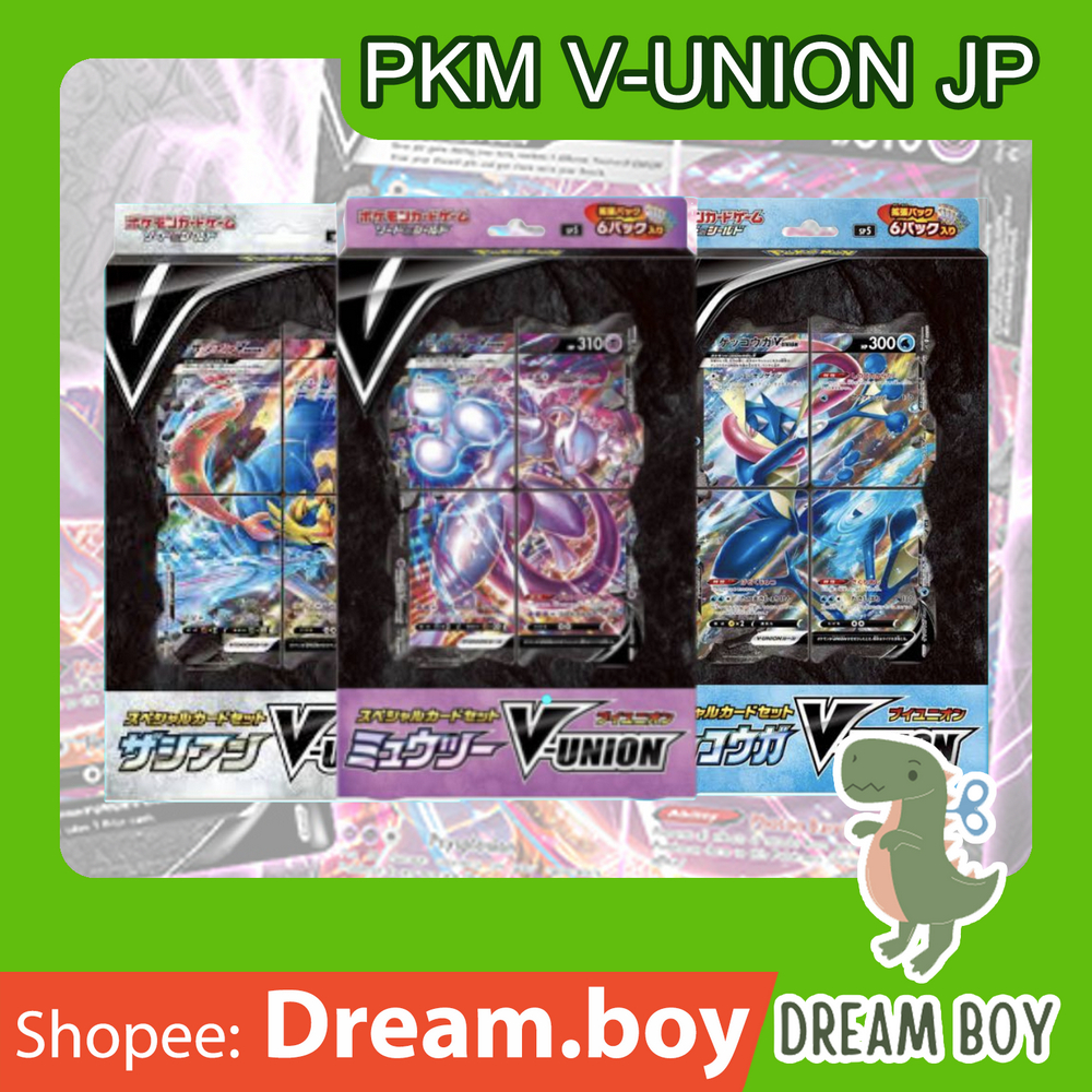 [Pokemon] V-Union Mewtwo Greninja Zacian [การ์ดแท้ภาษาJapan] *พร้อมส่ง ...