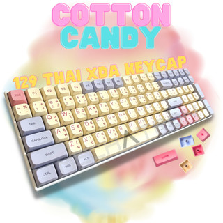 [Thai Keycaps] Cotton Candy XDA Thai Keycap Set ปุ่มคีย์บอร์ด ภาษาไทย ...