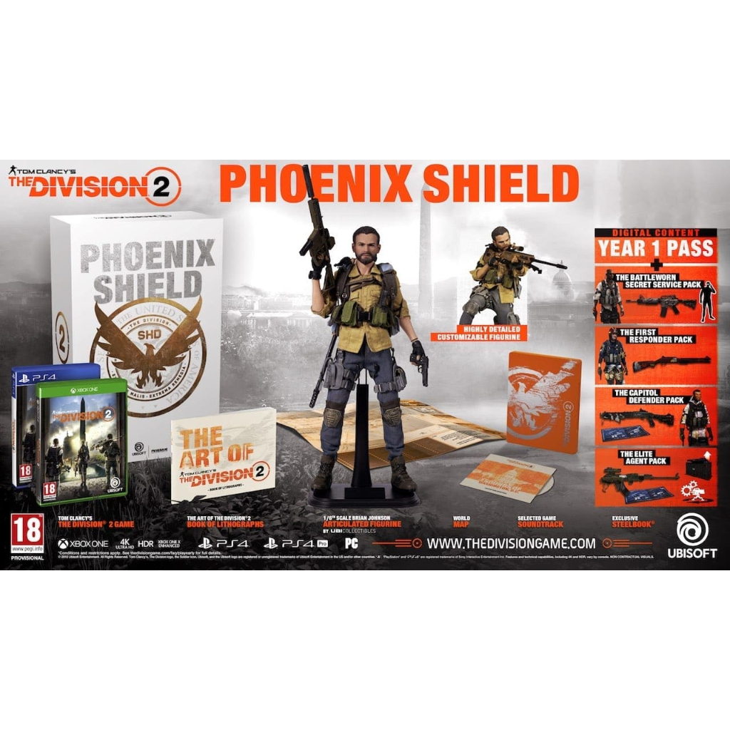 Tom Clancy's The Division Phoenix Shield Edition PS4 มือ 1 | Shopee ...