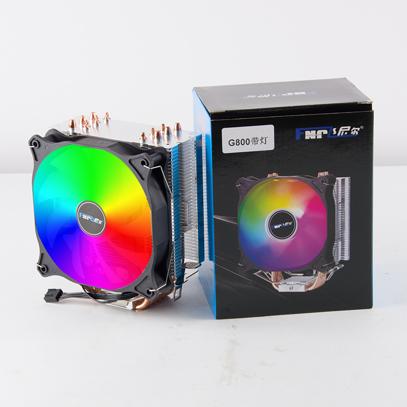 MS 6 Copper Tube 12CM CPU Fan Universal Intel AMD AMD RGB CPU Fan ...