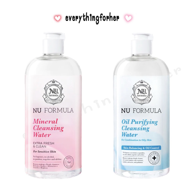 เช็ดเมคอัพ/ Nu Formula Cleansing Water 510ml. | Shopee Thailand
