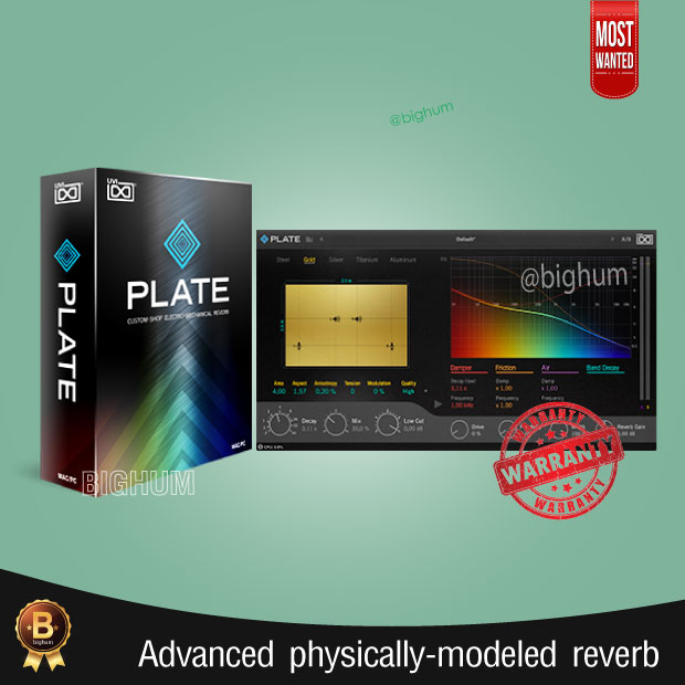 UVI Plate Reverb Plug-in | windows | High quality Custom-Shop Electro ...