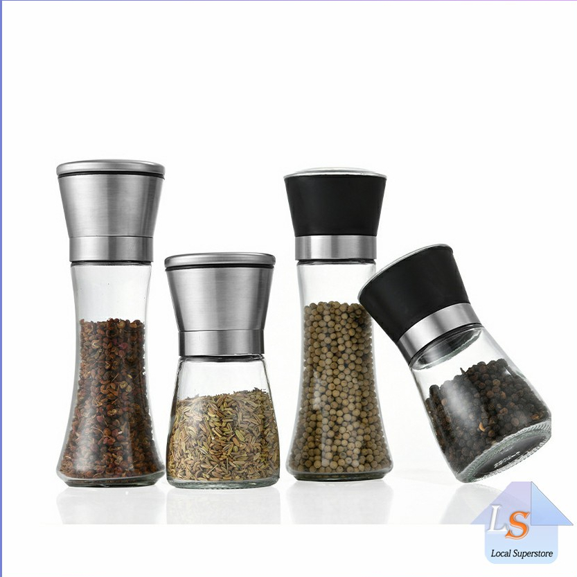 พริกไทยดำเครื่องเทศ ขวดบดเ กระป๋องปรุงรส มีฝา 2 แบบ คือ โลหะ กับ ...