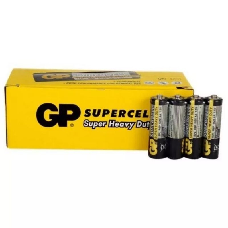 GP Supercell Carbon Zinc ถ่าน AA AAA 1.5V | Shopee Thailand