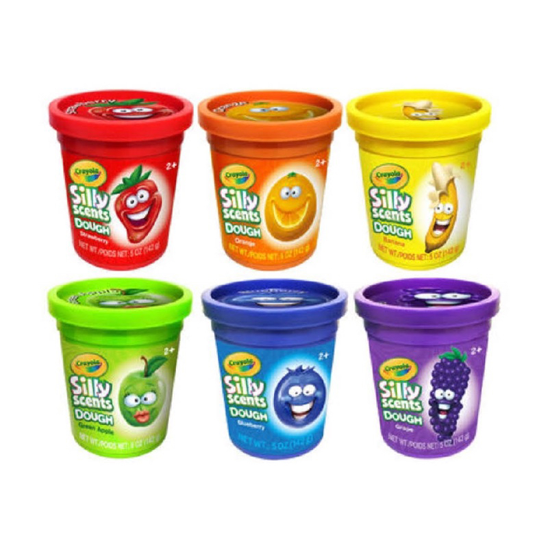 Crayola Silly Scents Dough 4oz เครโยล่า แป้งโด ขนาด5ออนซ์ (113กรัม) แบบ ...