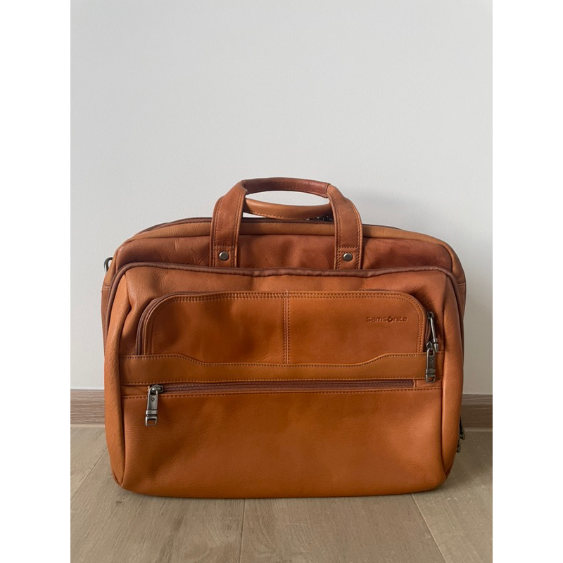 Samsonite Classic Leather Toploader | Shopee Thailand