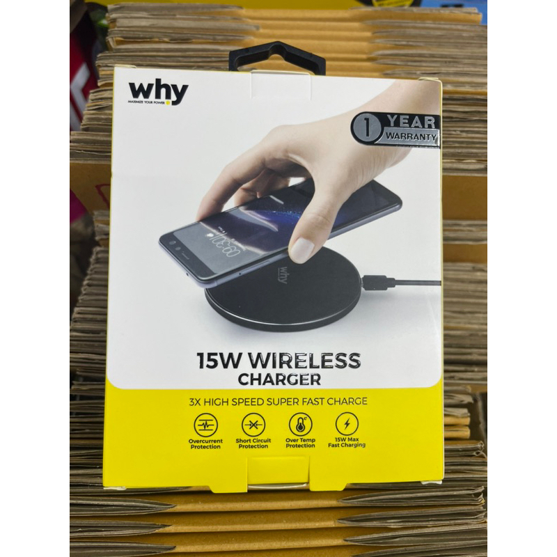 ที่ชาร์จโทรศัพท์ไร้สาย why WL-2021 3x high speed wireless Charger 15w ...