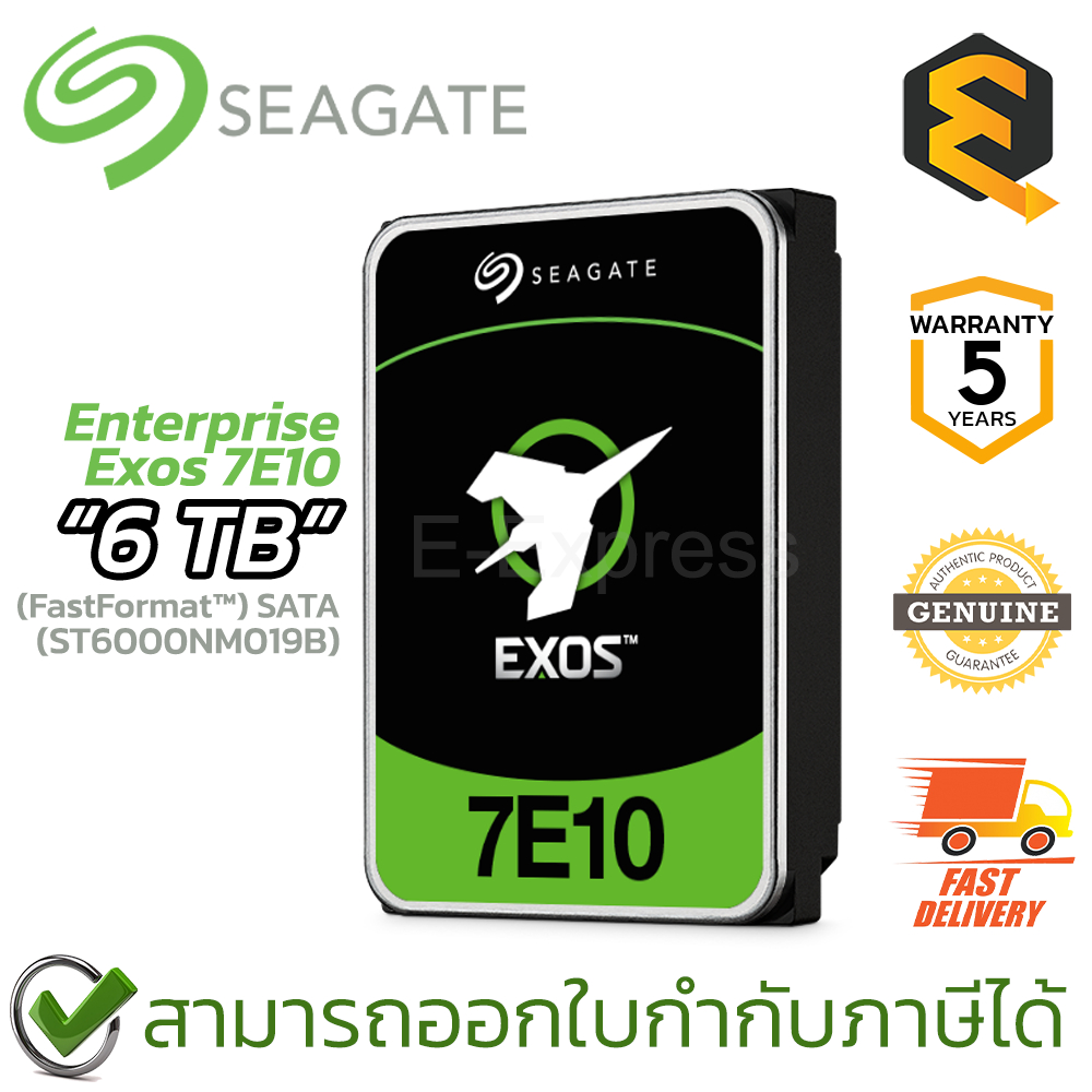 Seagate HDD Enterprise Exos 7E10 6TB (ST6000NM019B) ฮาร์ดดิสก์ ของแท้ ...