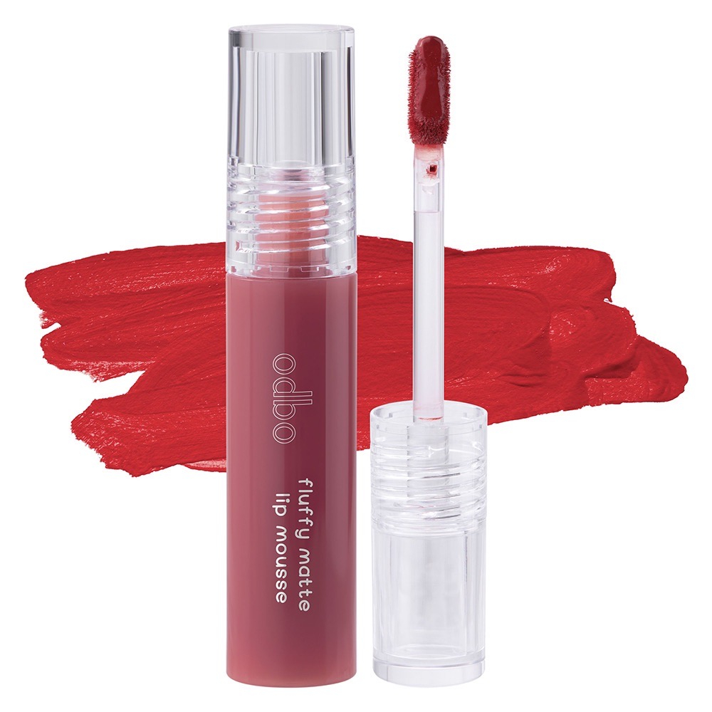 (1แท่ง) OD5008 odbo Fluffy Matte Lip Mousse โอดีบีโอ ฟลัฟฟี่ แมทท์ ลิป มูส | Shopee Thailand