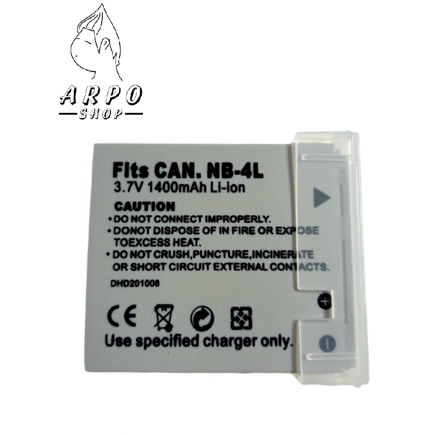 แคนนอน NB-4L/Canon Battery NB 4Lแบตใช้กับกล้อง Canon IXUS 115 200 220 ...