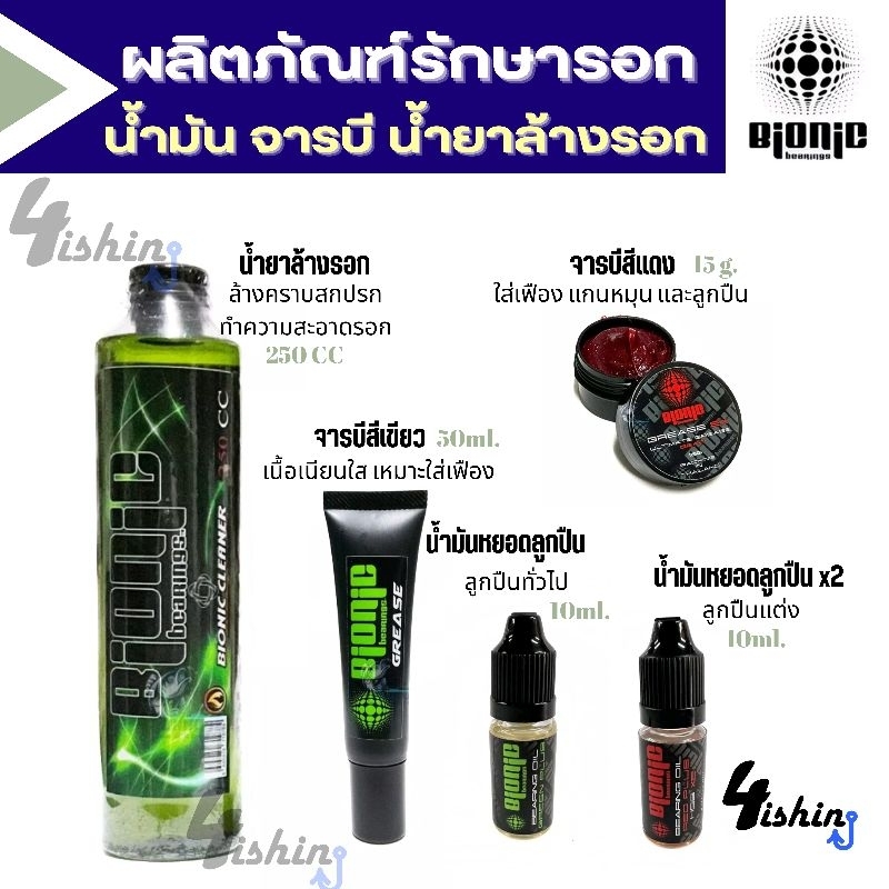 น้ำมัน จารบี น้ำยาล้างรอก ไบโอนิก BIONIC BEARING OIL/GREASE/CLEANER | Shopee Thailand