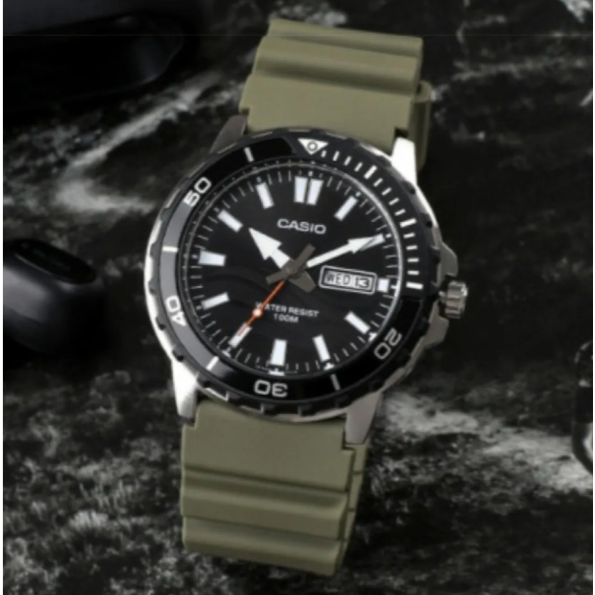 CASIO MTD-125, MTD125D นาฬกาข้อมือ casio แท้ ประกันศูนย์ 1 ปี | Shopee ...