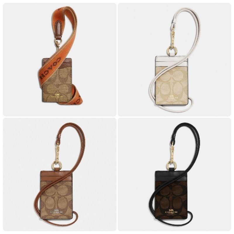 Coach - id Lanyard In Signature Canvas | Shopee Thailand