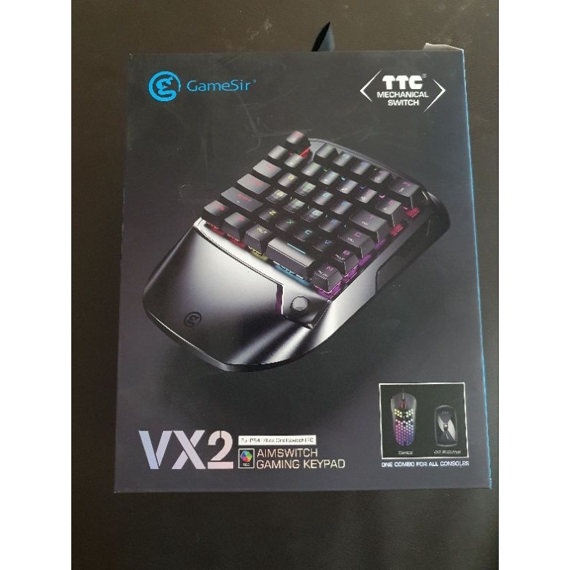 คีย์บอร์ด ใช้กับ PS4,Switch,Xbox one,PC GameSir VX2 AimSwitch Gaming Keypad มือสอง | Shopee Thailand
