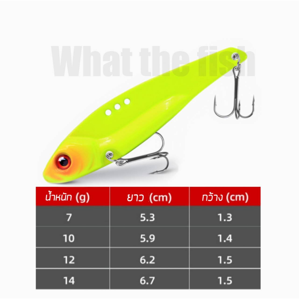 กระดี่เหล็ก 7g 10g 12g 14g กระดี่vib เหยื่อตีกระสูบ อุปกรณ์ตกปลา ตกปลากระสูบ ตกปลาชะโด ตกปลาช่อน ...