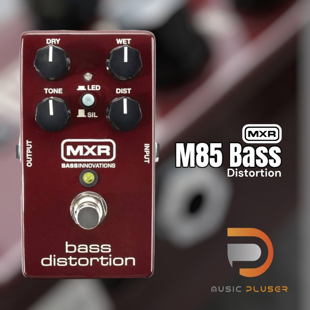 Jim Dunlop MXR M85 Bass Distortion เอฟเฟคกีตาร์เบสแนวเสียง Distortion ปรับเสียงได้กว้าง Made in ...