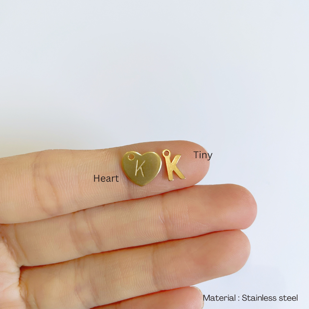 MATA - Alphabet charms จี้ตัวอักษร | Shopee Thailand