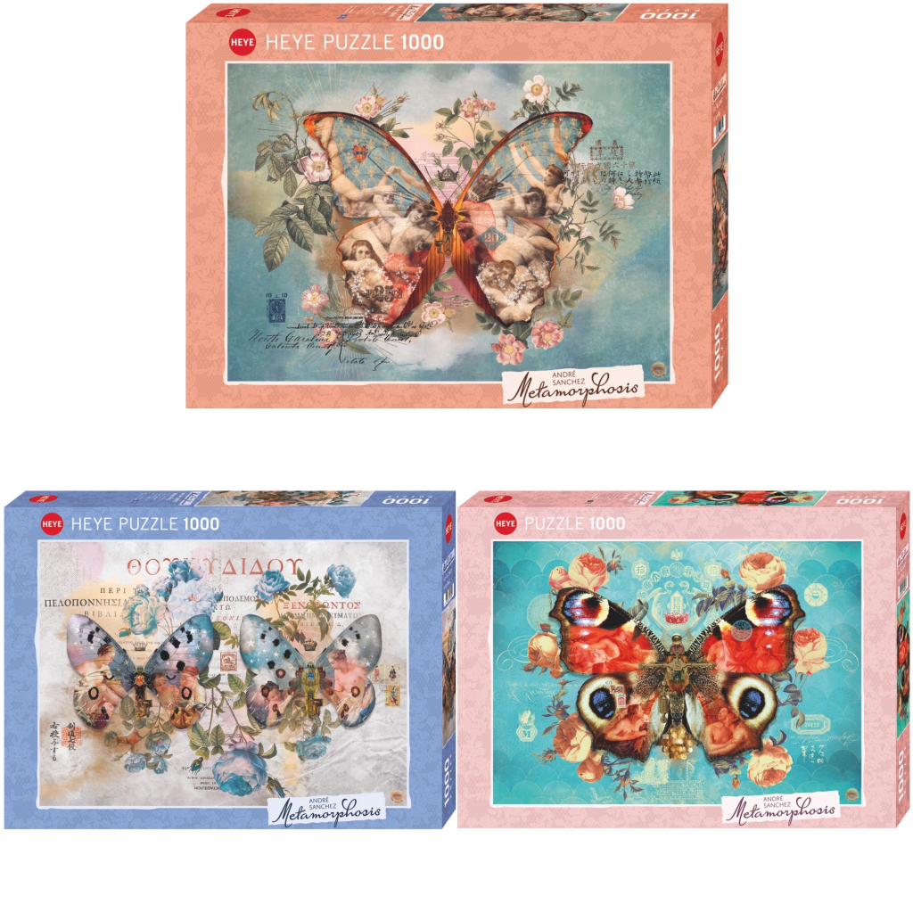 [สินค้าพรีออเดอร์] Heye Metamorphosis jigsaw puzzle จิ๊กซอว์นำเข้า 1000 ...