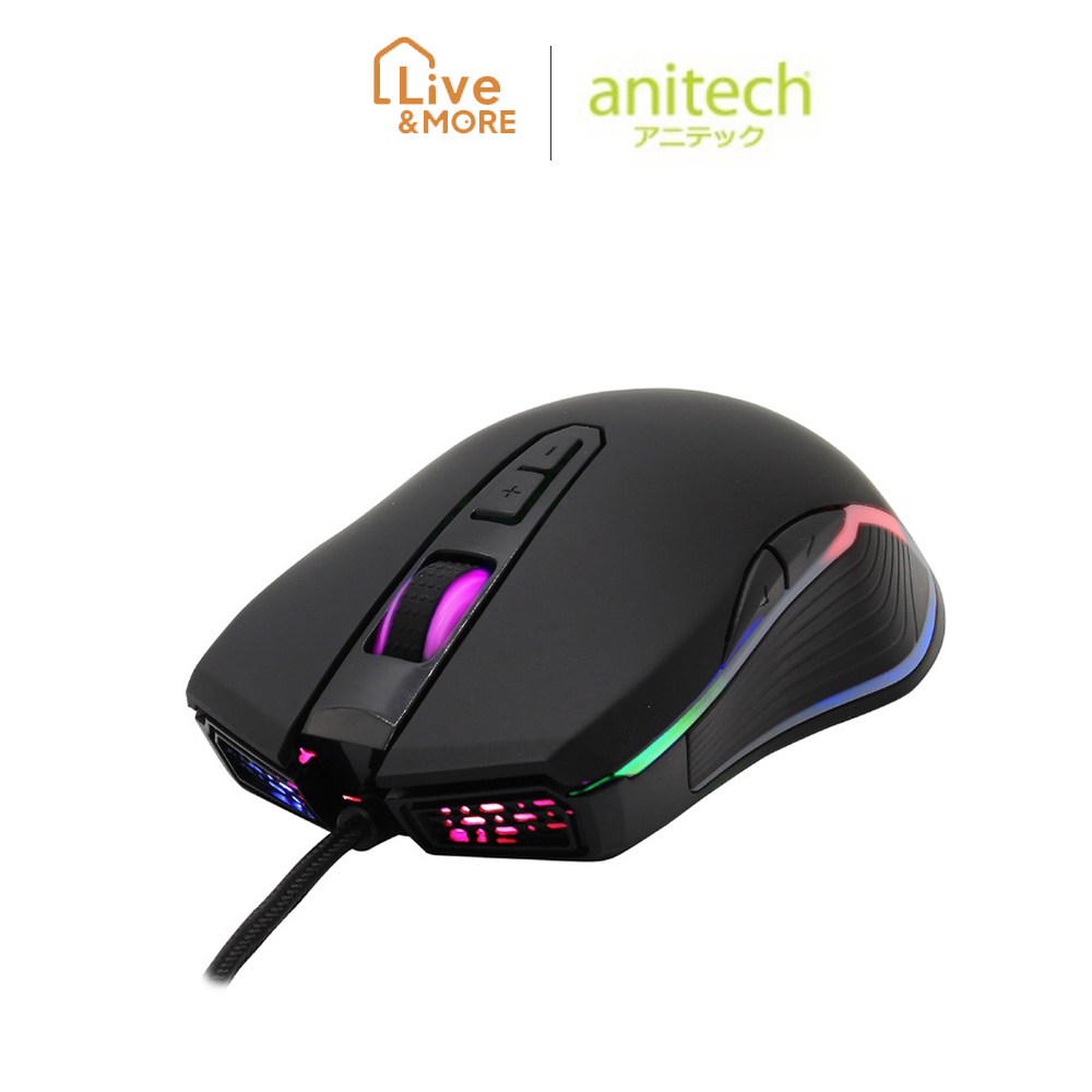 [ของแท้ ประกันศูนย์] Anitech แอนิเทค Pentagonz เมาส์ มีสาย Mouse รุ่น ...