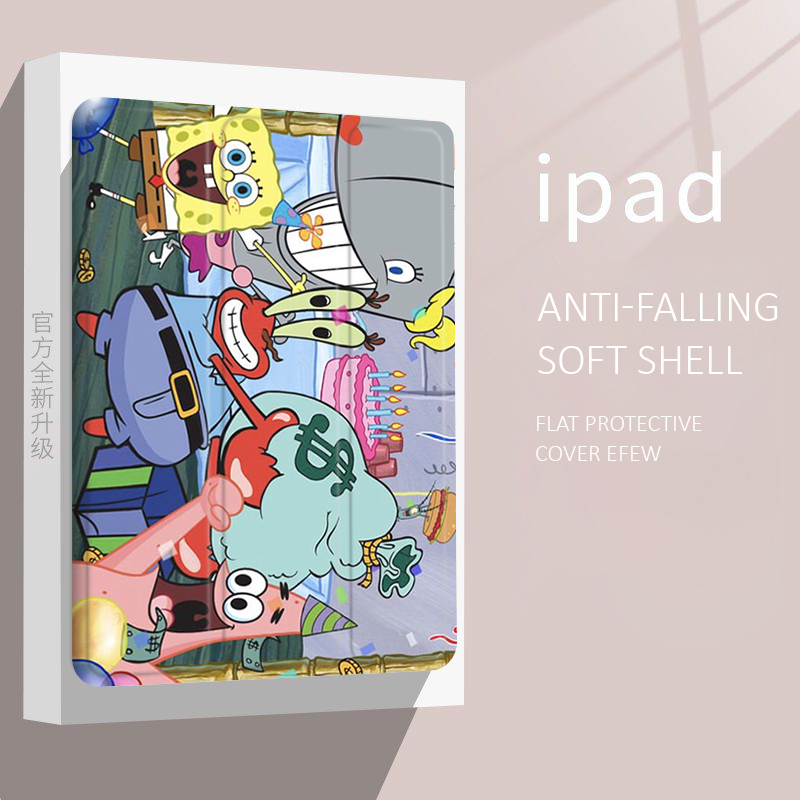 เคสไอแพด mini 4 5 6 air 4 5 SpongeBob SquarePants เคสไอแพด gen10 pro11 ...