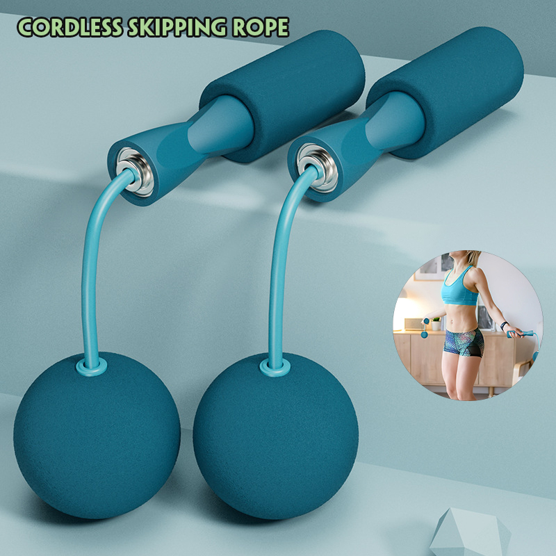 J063 ที่กระโดดเชือกไร้สาย เชือก กระชับหุ่น โดดไร้สาย ลดไขมันหน้าท้อง ...