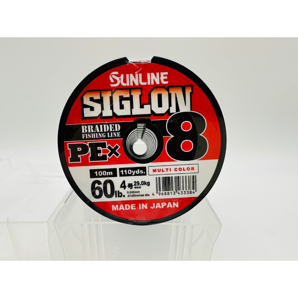สาย Sunline Siglon Braided Fishing Line PEx8 / สาย PE Sunline Siglon ถัก 8 ม้วนละ 100 เมตร ...