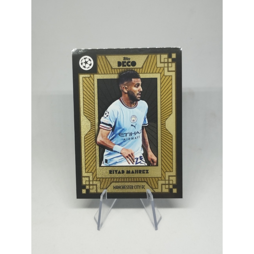 การ์ดบอล Manchester City F.C. 2022-23 Topps Deco UEFA Champions League ...