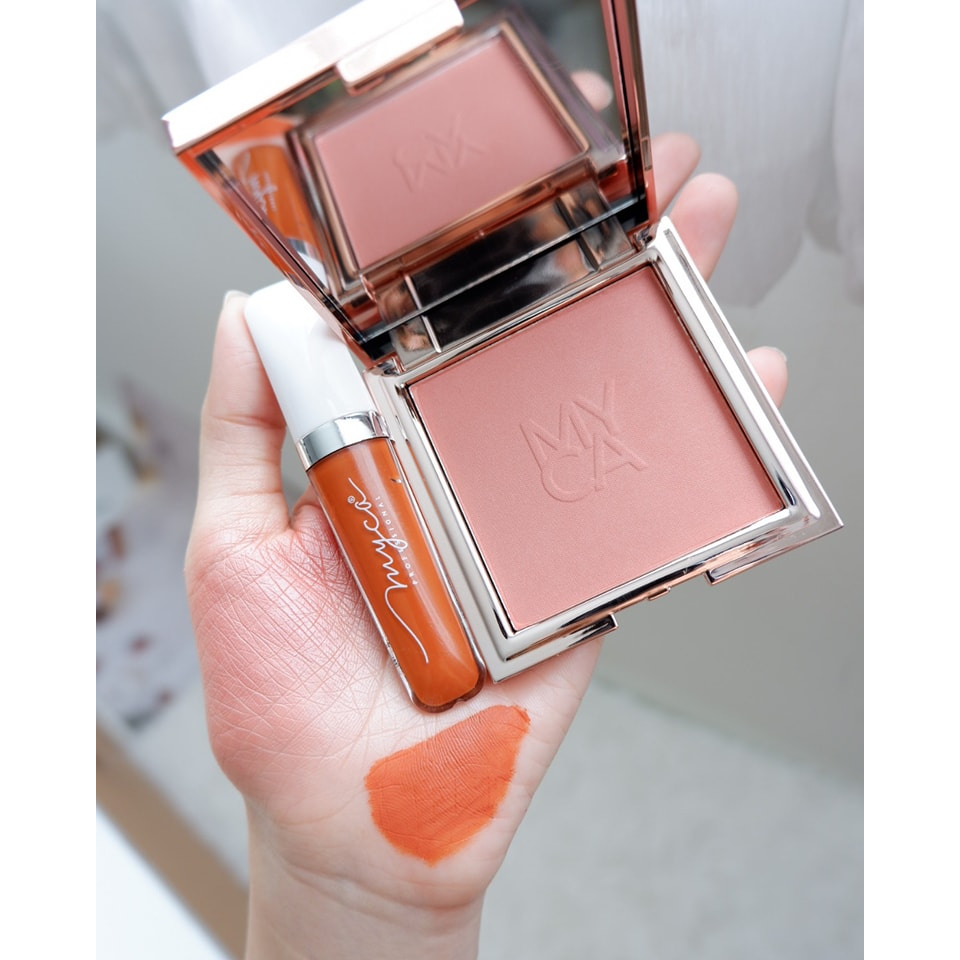 แพ็คคู่ ลิปสติก Myca Madmatte+บลัชออน Myca Cheeknature | Shopee Thailand