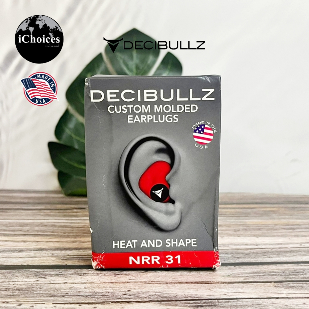[Decibullz] Custom Molded Earplugs Heat And Shape NRR 31 ที่อุดหู กัน ...