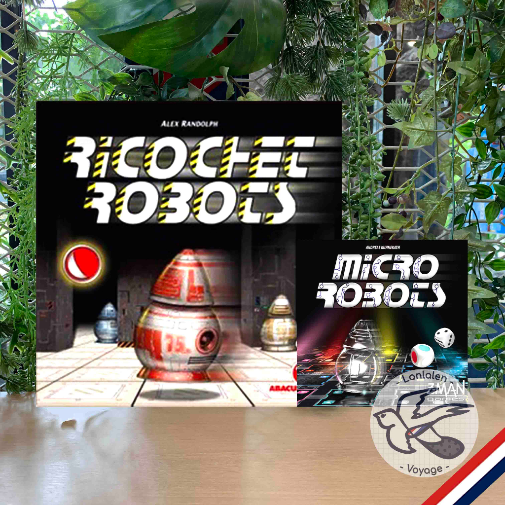 Ricochet Robots [DE/EN] / Micro Robots [Boardgame] | Shopee Thailand