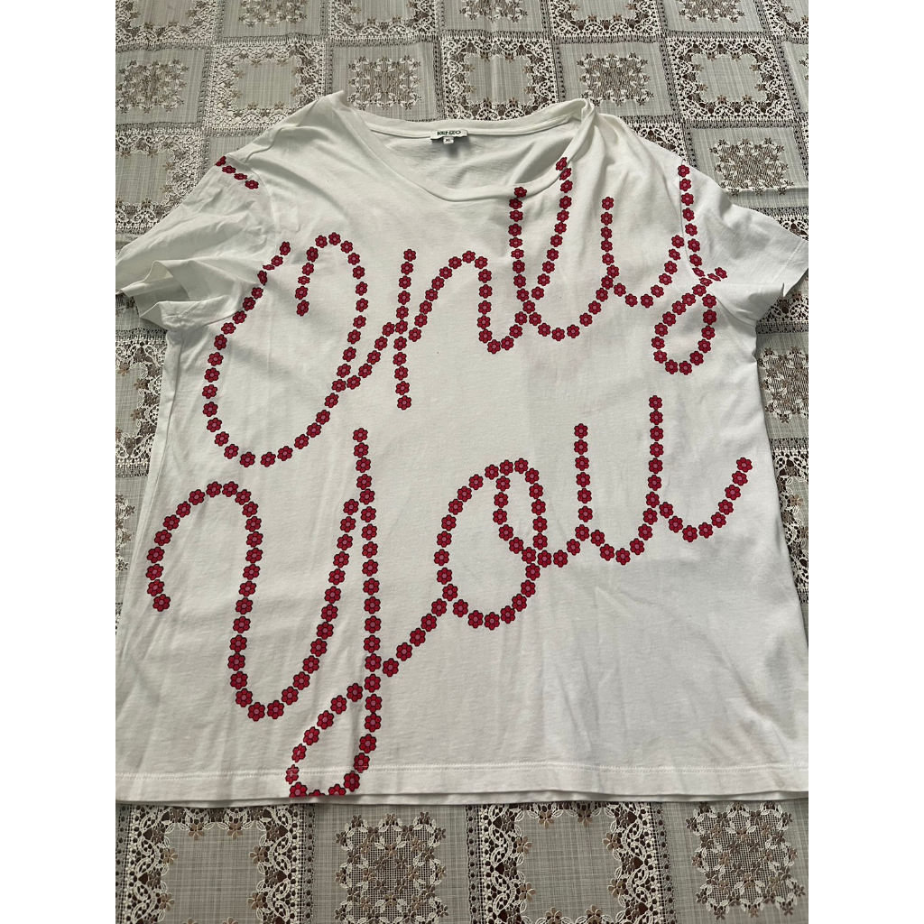 Used !!! Kenzo Size XL (หญิง) ทรง oversize อก 42" แท้ 100% สภาพดี เก่า ...