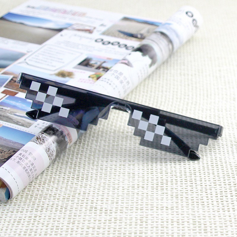 🔥พร้อมส่งจากไทย🔥 8 Bit Thug Life แว่นแฟชั่น พรอพถ่ายรูป แว่นหัวใจ ...