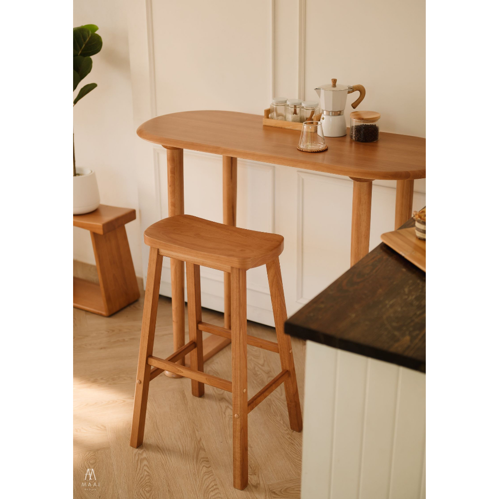 MAAI Design Basuru stool 03203 เก้าอี้นั่งสตูลสูง เก้าอี้บาร์ ประกอบ ...