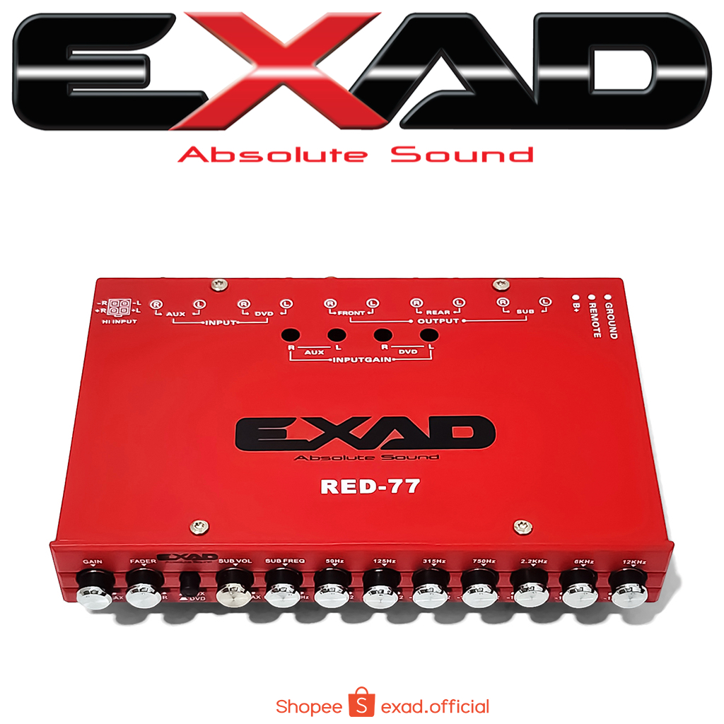 Pre-amp EXAD RED-77 ปรีแอมป์ (จัดส่งฟรี) | Shopee Thailand