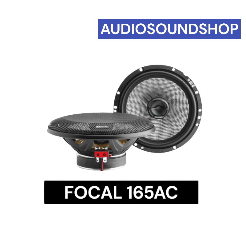 FOCAL-165AC ลำโพงแกนร่วมติดรถยนต์ ขนาด 6.5 นิ้ว กำลังขับต่อเนื่อง 60w. RMS และสูงสุด 120w. MAX ...