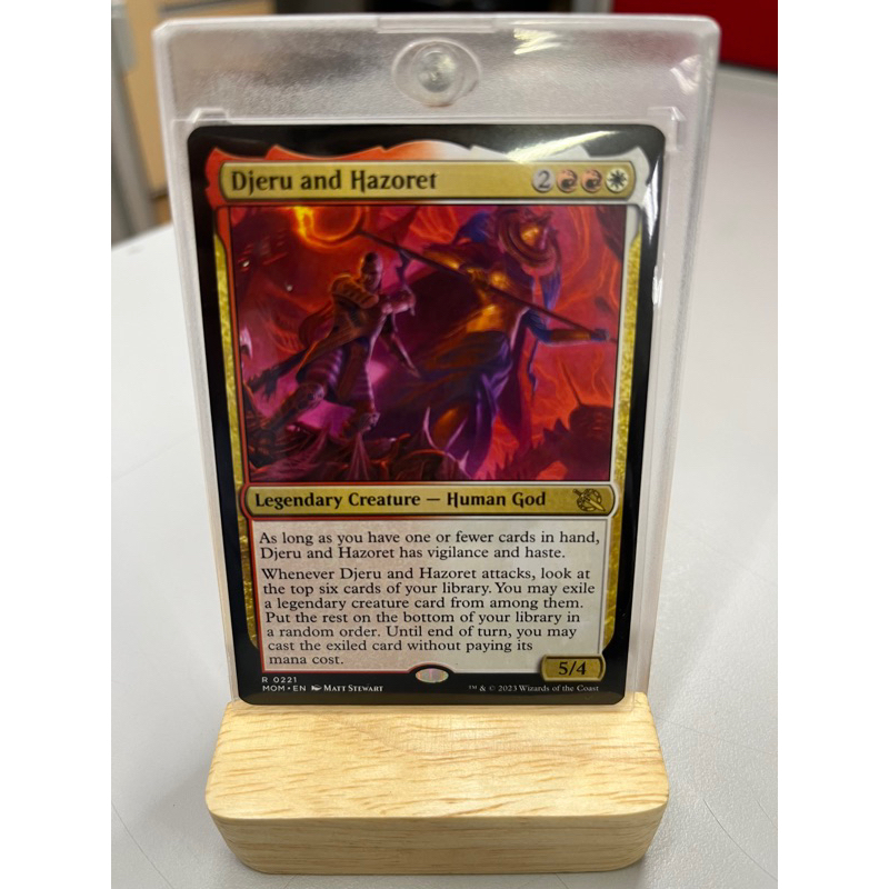 การ์ด MTG Djeru and Hazoret Magic the gathering EDH รุ่น March of the ...