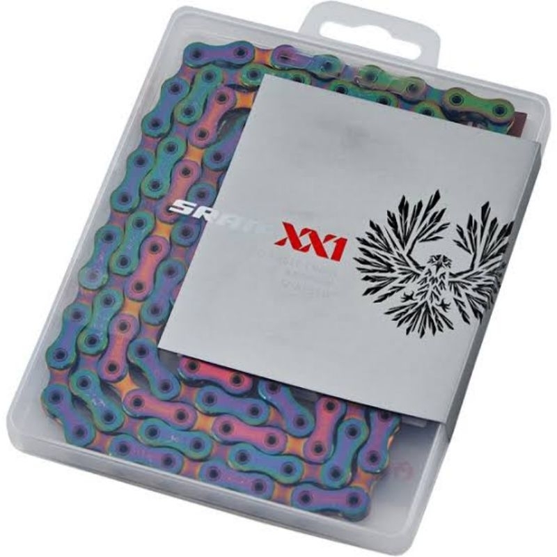 โซ่ SRAM XX1 Eagle™ Chain 12 สปีด โซ่จักรยานเสือภูเขา ล็อตใหม่สีรุ้ง ...