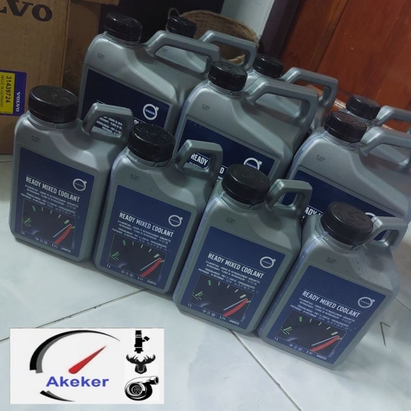 Genuine Volvo Ready Mix Coolant 31439721 4 Litre 31439723 1 litre ...