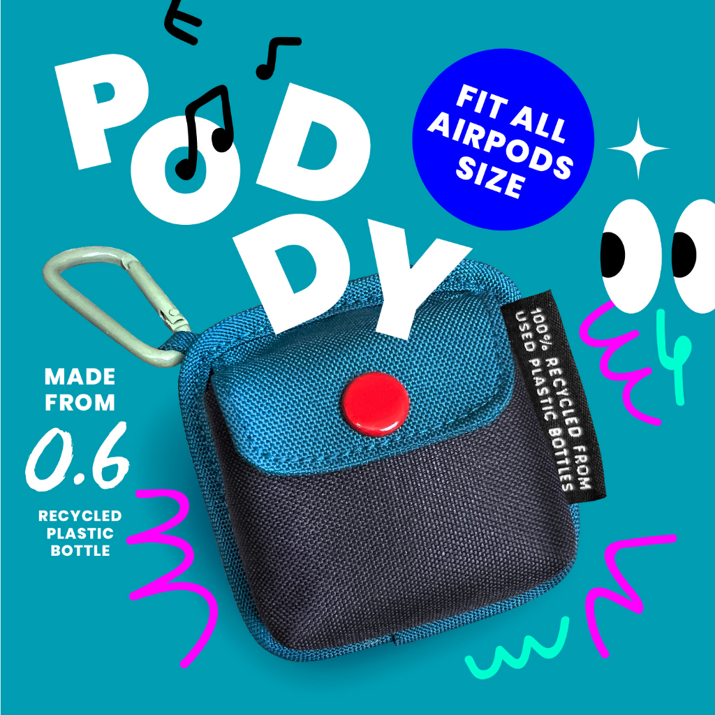 Poddy กระเป๋าใส่แอร์พอด พ็อดดี้ Airpods bag ใส่ได้ทุกขนาด airpod 2 ...