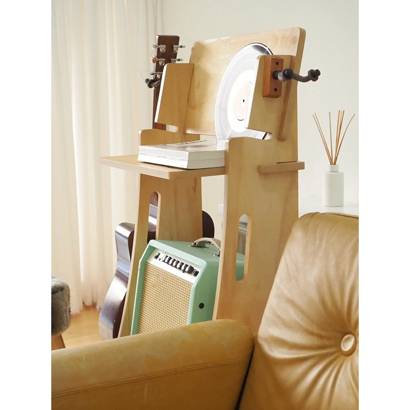 Guitar Practice Station ชุดวางอุปกรณ์กีต้าร์ แอมป์ และแผงเอฟเฟค ...