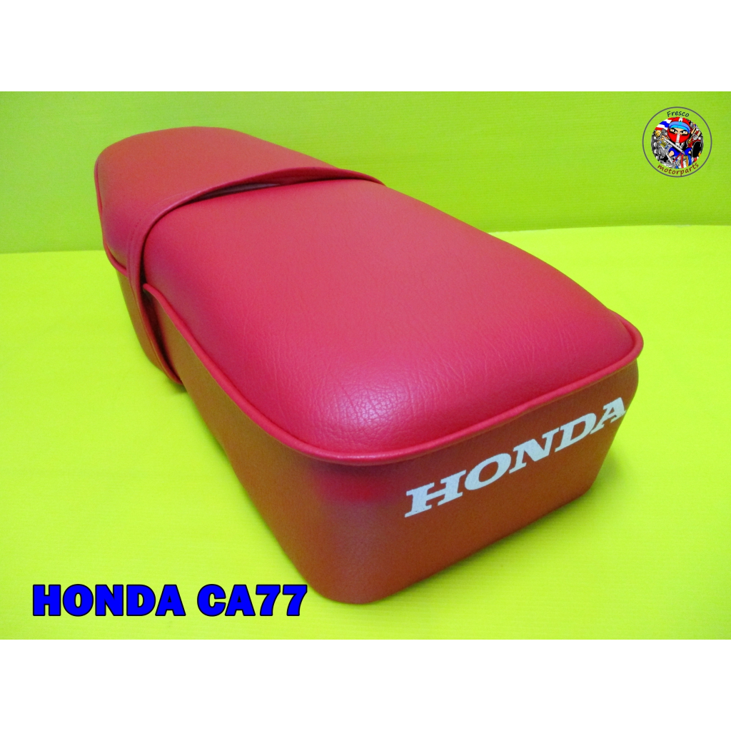 Honda Dream CA77 C77 CA72 SEAT COMPLETE "RED" SLIDE STYLE LOCK เบาะ แบบ ...