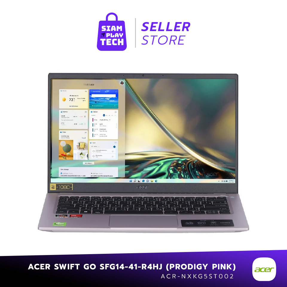 ACER SWIFT GO SFG14-41-R4HJ /AMD R5-7530U/16G/512G/UMA/W11 Prodigy Pink (โน้ตบุ๊คเอเซอร์ ...