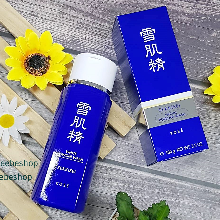 Kose Sekkisei Facial Powder Wash 100g ผลิต 09/2022 ผงแป้งทำความสะอาดผิว ...